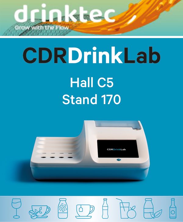CDR Launches CDR DrinkLab: The New Beverage Analysis System - Press Release