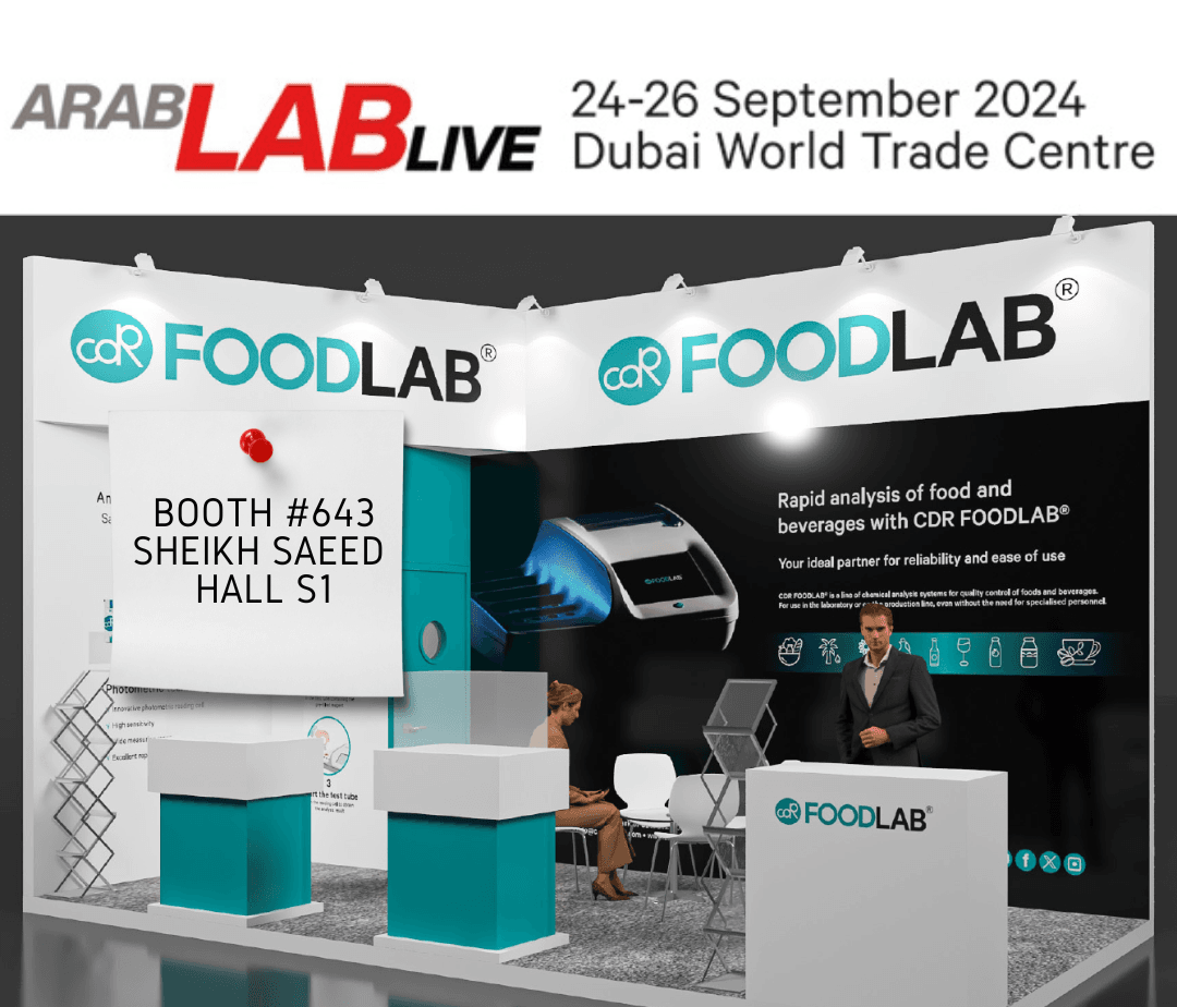 CDR Participate with CDR FOODLAB® at ArabLab 2024 in Dubai, Sept. 24-26